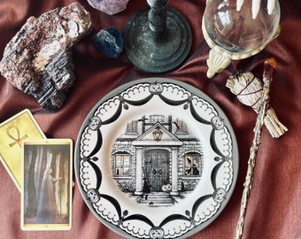 Skull Plate Haunted House. Limited Edition Spookyville Imported From ...