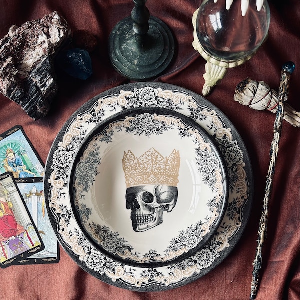 Skull Dinnerware - Etsy