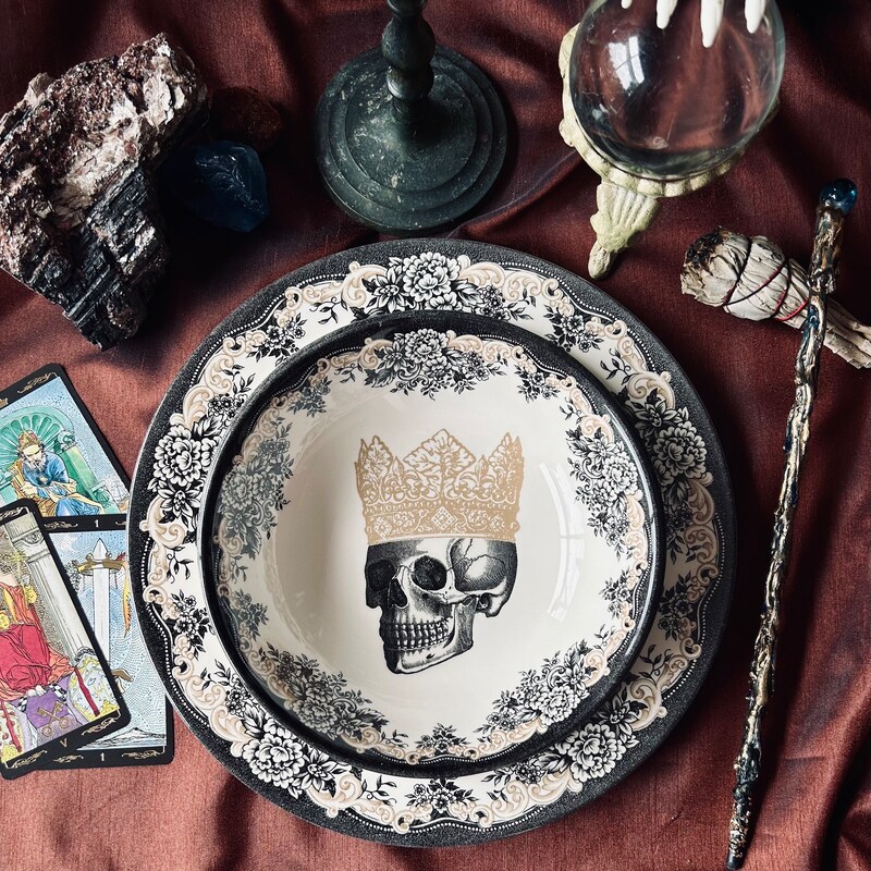 Skull Dinnerware - Etsy