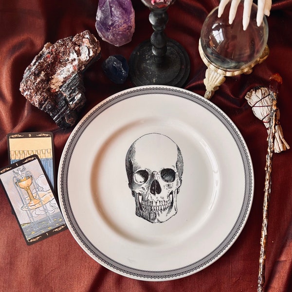 Skull Dinner Plates - Etsy