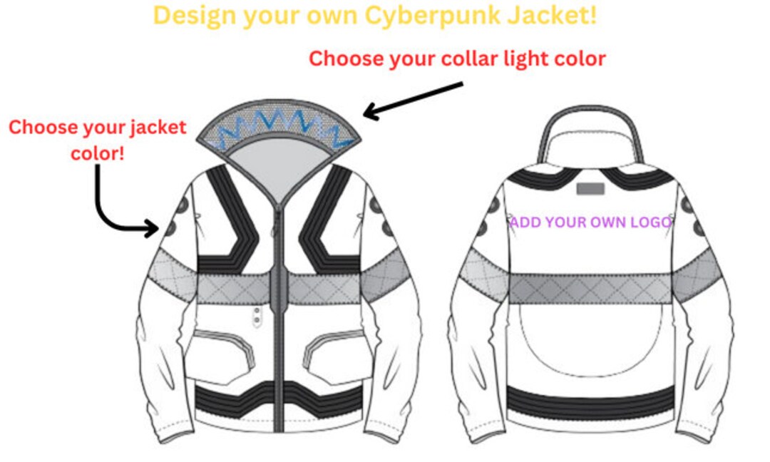 Customizable Cybernetic Maverick Jacket Inspired by the David Martinez ...