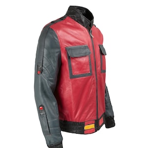 Handmade Marty Mcfly 2 Leather Jacket, BTTF Part Ll Back to the Future ...