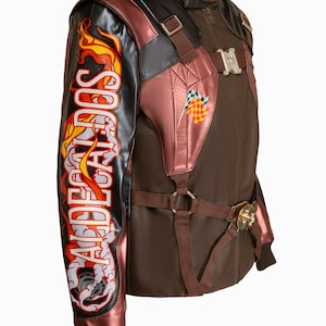Handmade Cybernetic 2077 Jacket – Faux Leather Cosplay, Aldecaldo ...