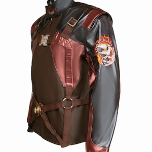 Handmade Cybernetic 2077 Jacket – Faux Leather Cosplay, Aldecaldo ...