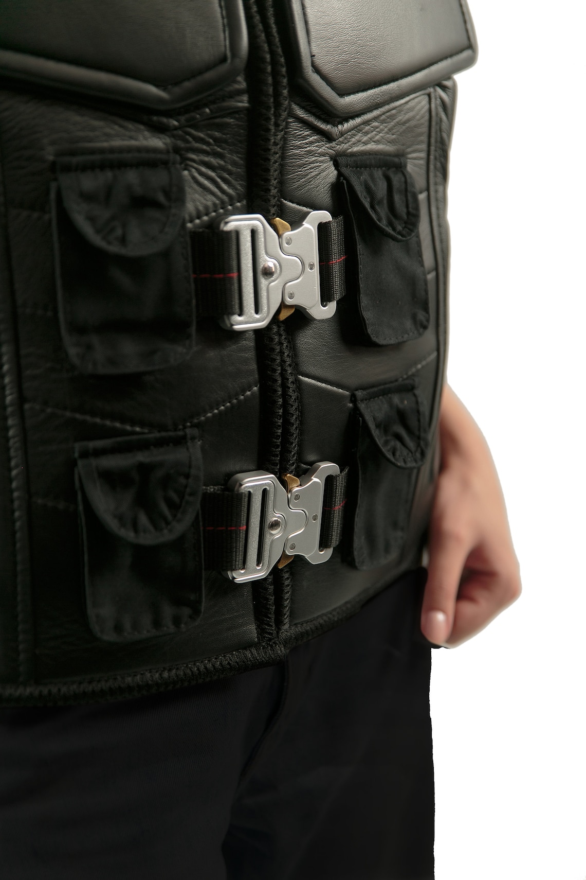 Handmade Leather Tactical Vest - Unisex Cosplay Costume - Etsy