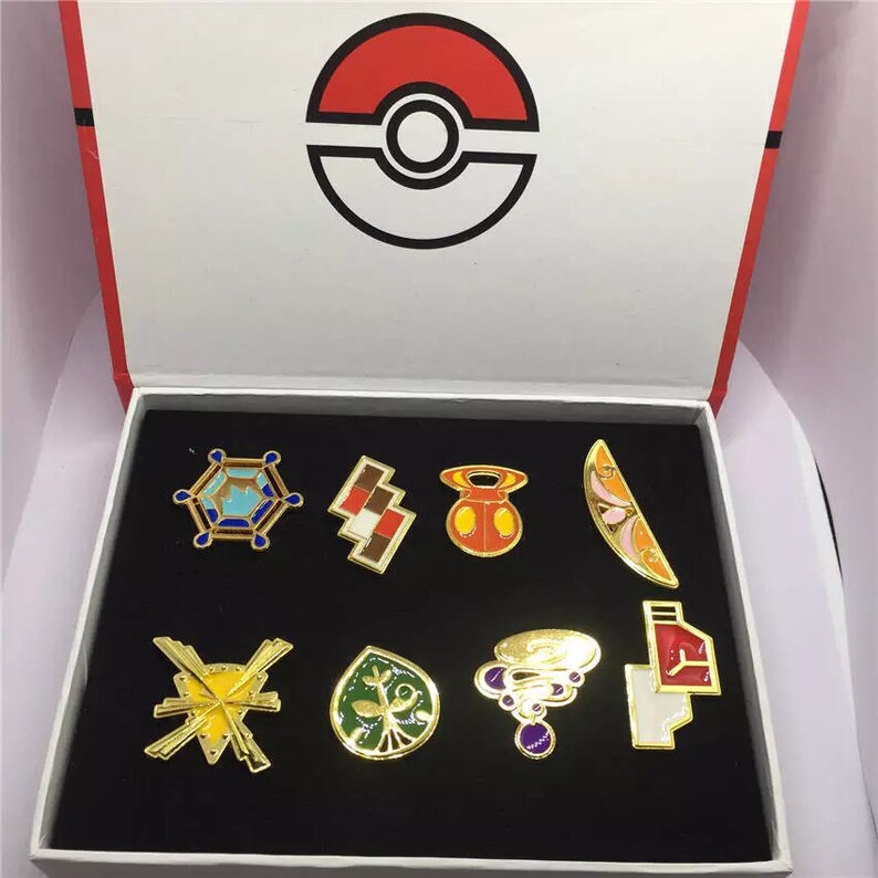 Pokemon Order Gym Badges Kalos Region gen 6 - Etsy