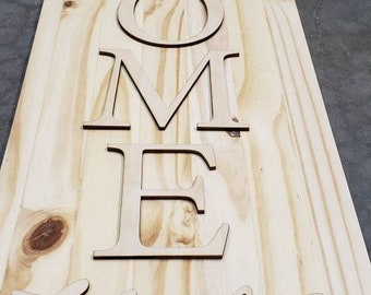 Hello Script Word Wood Sign Wooden Words Sign Art Rustic - Etsy