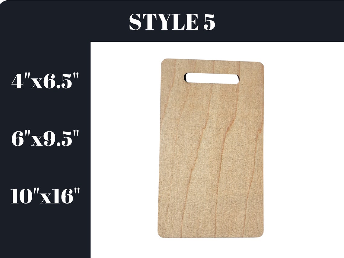 Cutting Board Wood Blank Cutouts for Crafting Multiple Sizes - Etsy