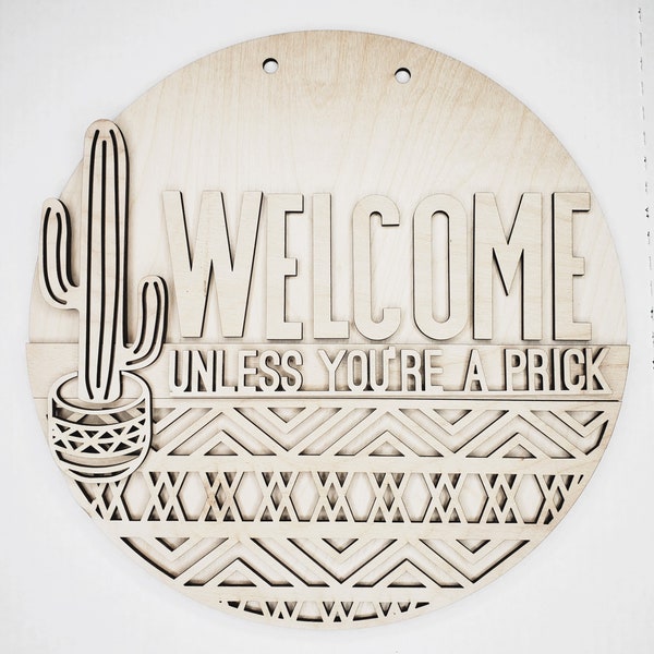 Funny Wood Round Signs - Etsy