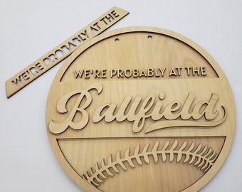 Baseball Wood Sign - Etsy
