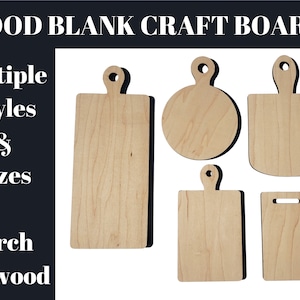 Cutting Board Wood Blank Cutouts for Crafting Multiple Sizes - Etsy