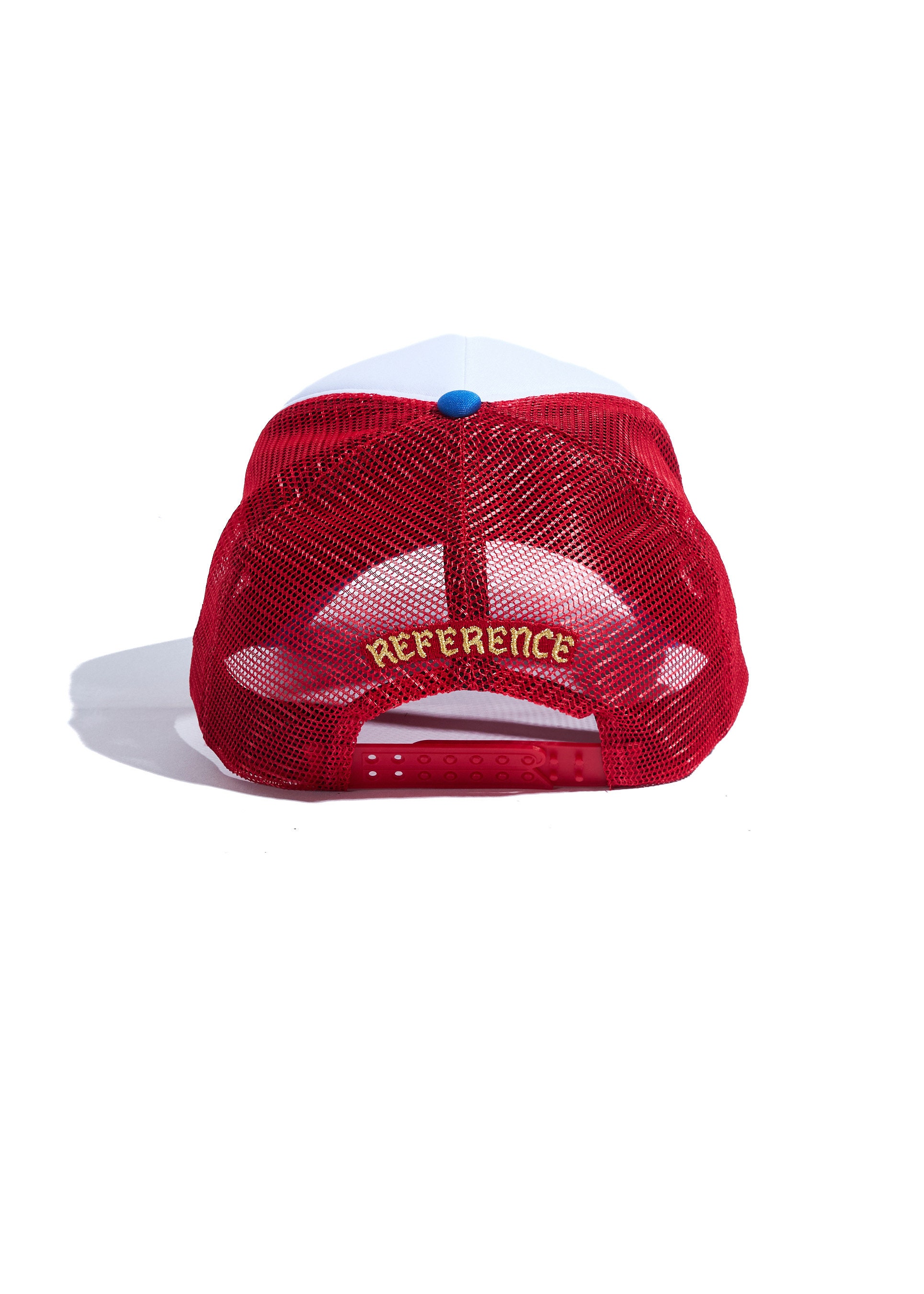 Reference Embossed Red/white/blue Trucker Hat - Etsy