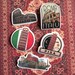 Set of 5 Italy Souvenir Stickers Rome and Pisa Travel Keepsakes Decals ...