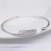 Feather Bangle - Etsy