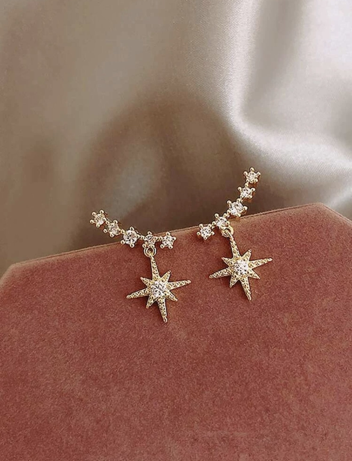 Star ear climber celestial earrings ear crawler ear | Etsy