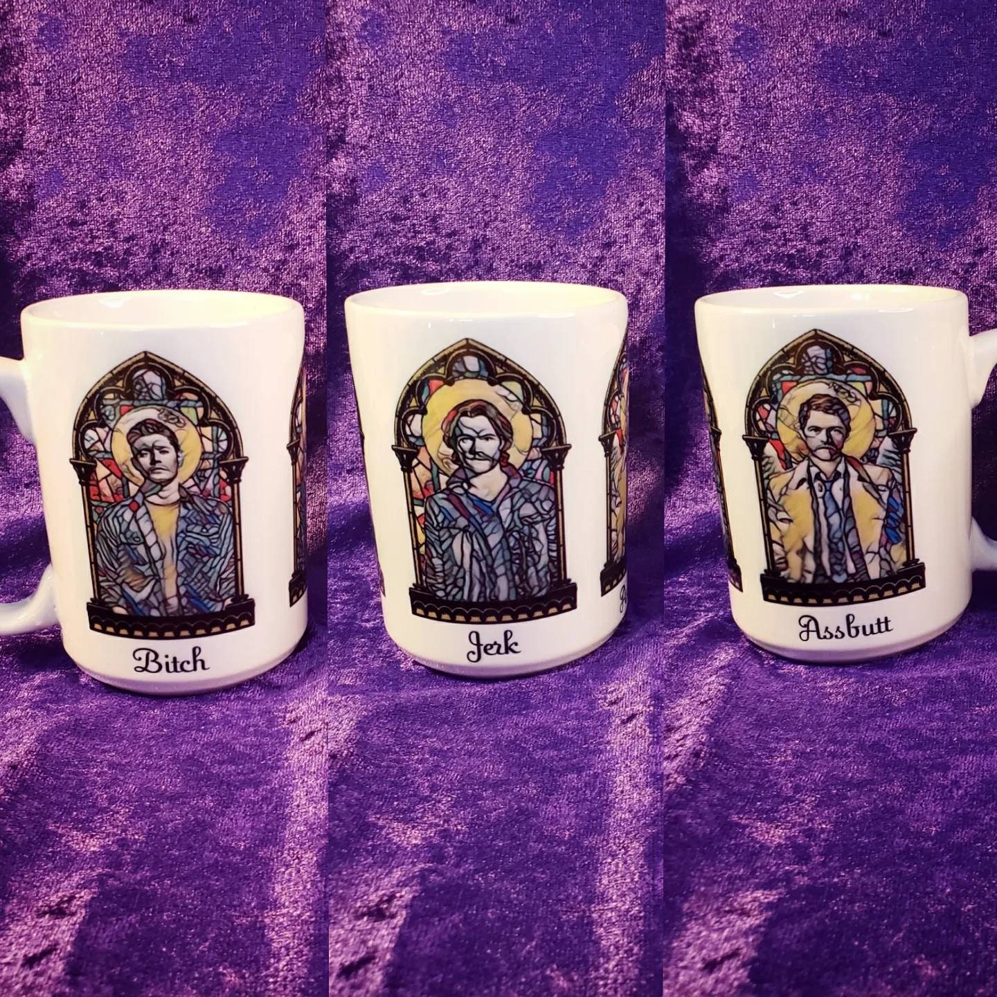 Three Sided Supernatural Inspired 15oz Coffee Mugs: Sam Dean - Etsy