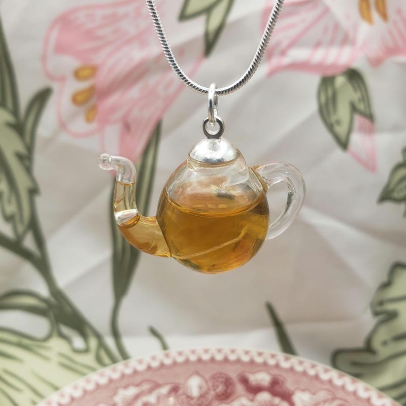Tea Necklace - Etsy