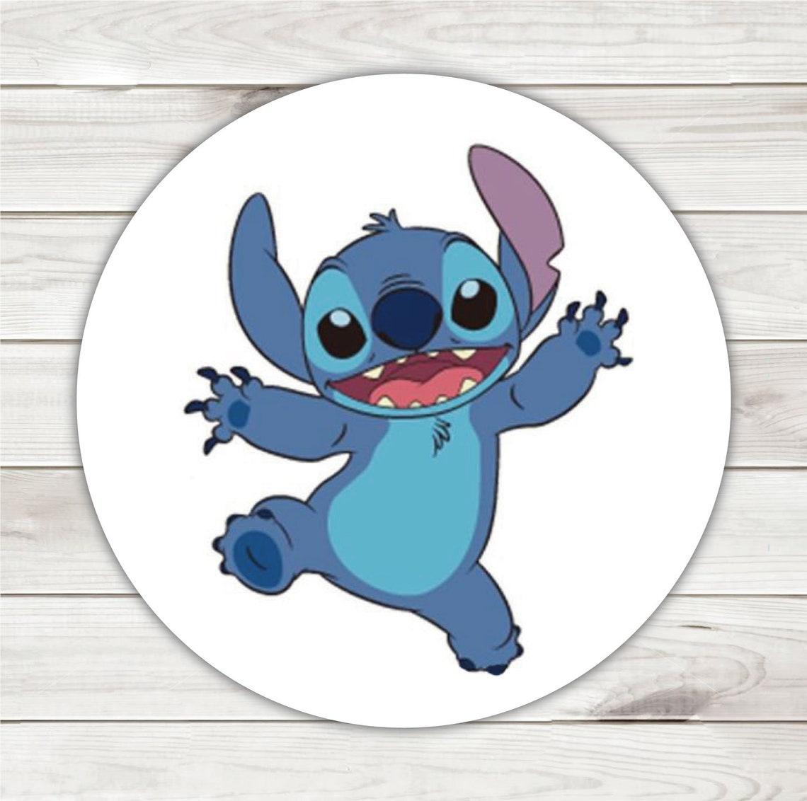 Personalized Stitch Round Stickers Personalized Stitch | Etsy