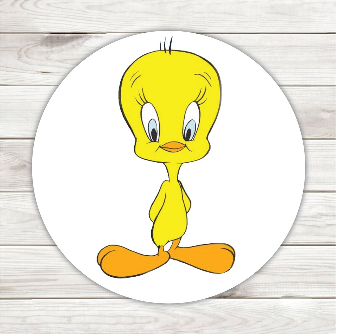 Personalized Tweety Bird Stickers Tweety Bird Birthday Party | Etsy