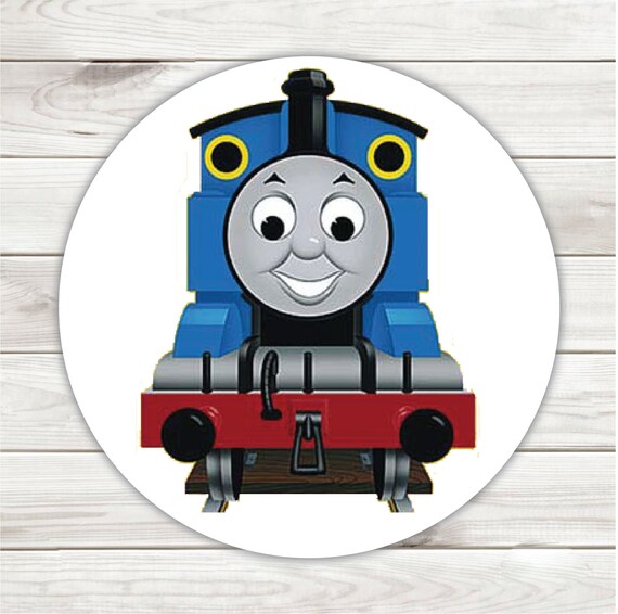 Thomas the Tank Engine Round Stickers Thomas the Train | Etsy