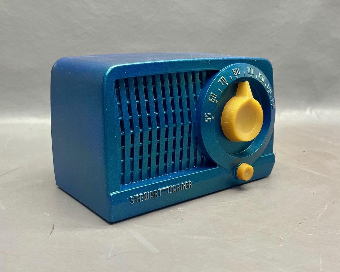 1952 Stewart Warner Mid Century Radio Model 9160. Beautiful and ...