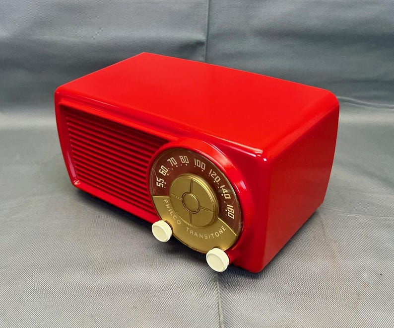VRS0058 1954 Philco Radio Restored and Working. Iconic Styling! FREE ...