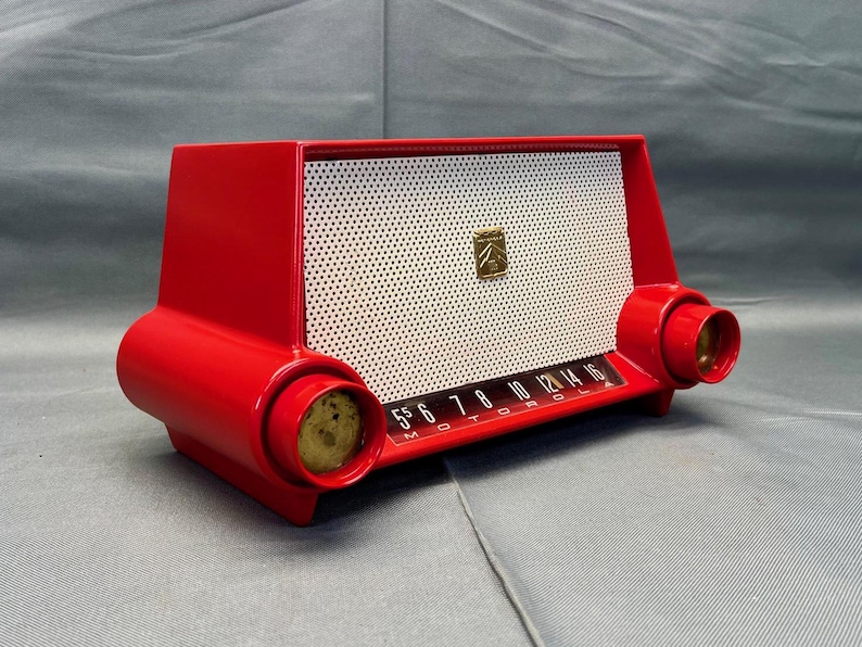 VRS0151 1955 Motorola Atomic Era Radio 53H Model . Beautiful and ...