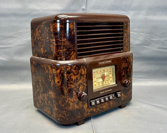 1941 Stewart Warner Radio. FREE Shipping! Restored and Working! Mid ...