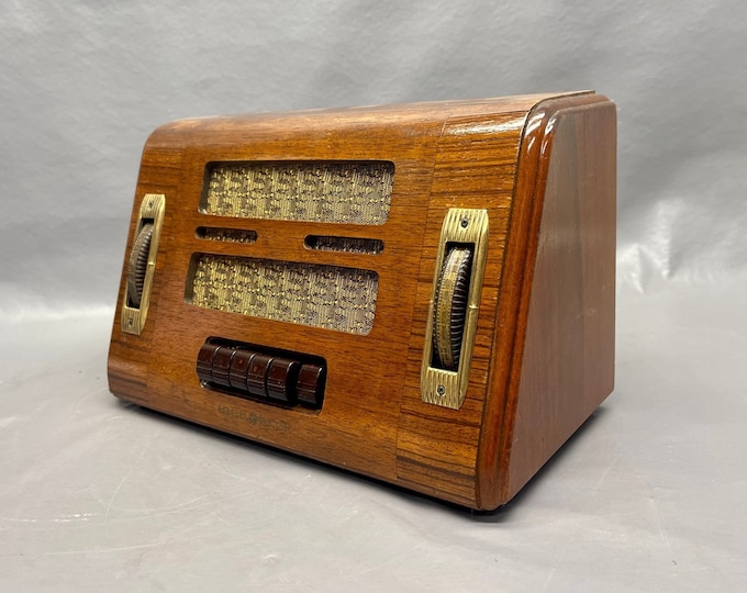 A Real Beauty! 1938 General Electric Radio Model GD-60. Restored. FREE ...