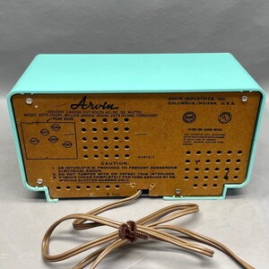 1957 Arvin Atomic Mid Century Radio Model 2573. Beautiful and - Etsy