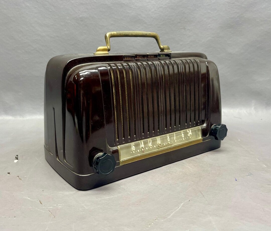 VRS0195 1947 Silvertone Radio Model 6011 Restored and Working. Iconic ...