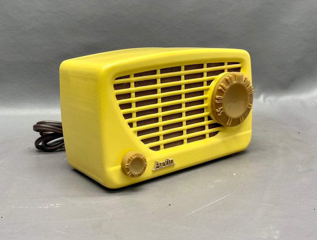 1951 Metal Case Arvin Mid Century Radio Model 540T. Beautiful - Etsy