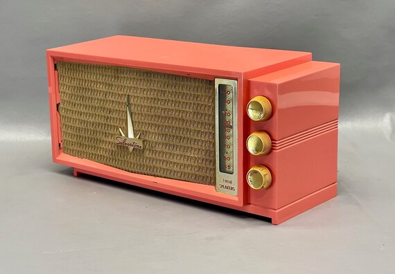 1957 Silvertone Radio. Restored and Working. FREE Shipping - Etsy