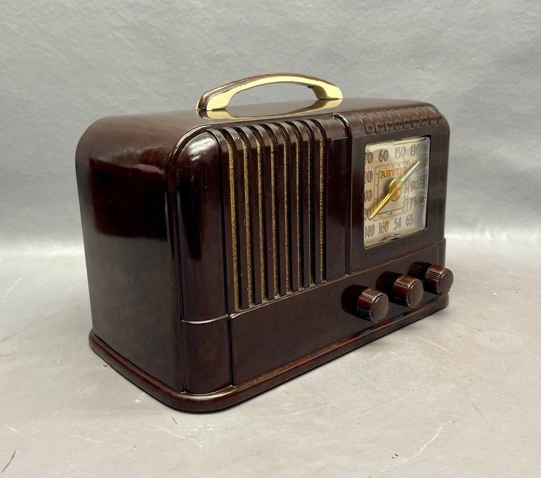 VRS0104 1948 Arvin Model 664 Case Radio Restored and Working. Iconic ...