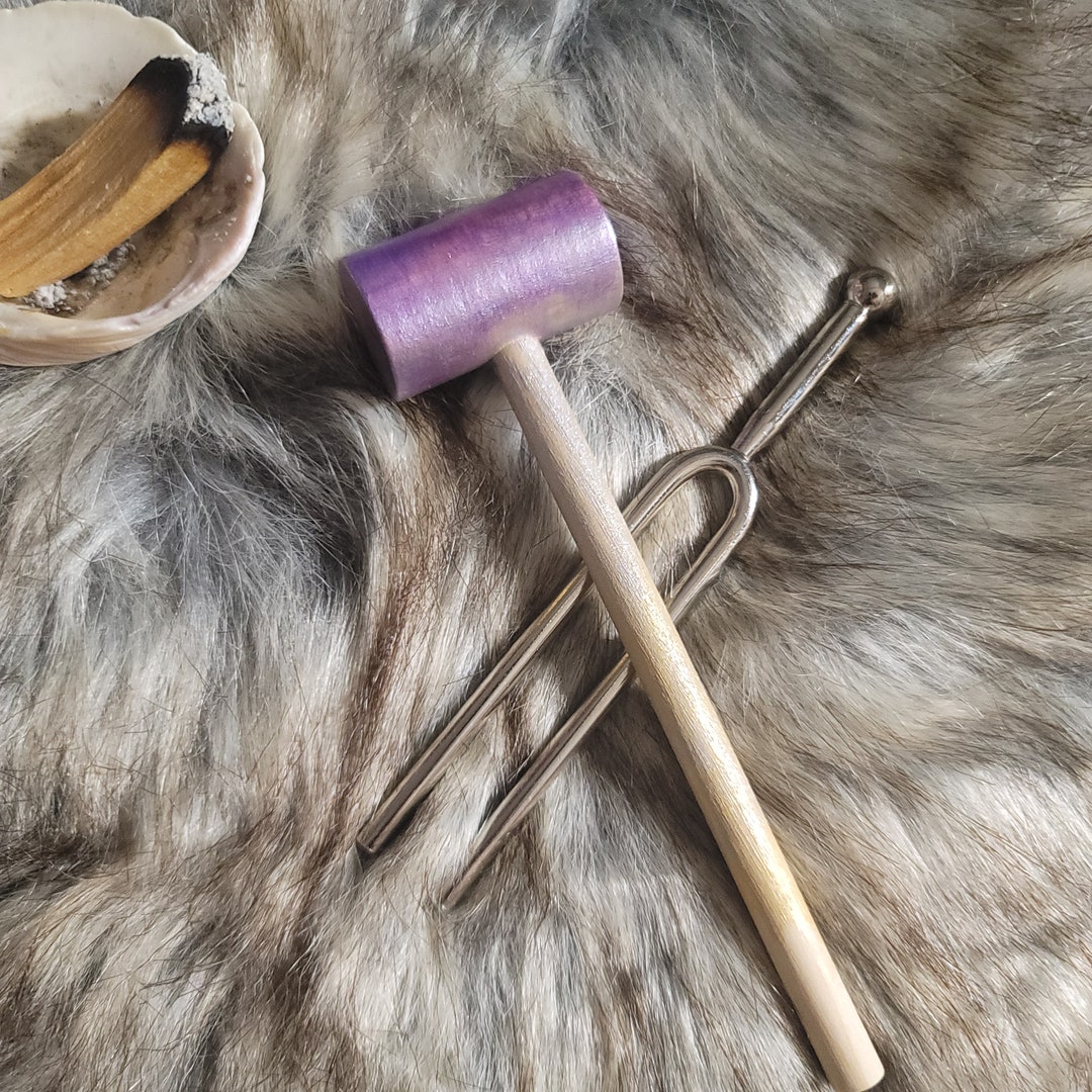 A440 Tuning Fork With Hand Painted Mallet; Note A, 440 Hz, Sound ...