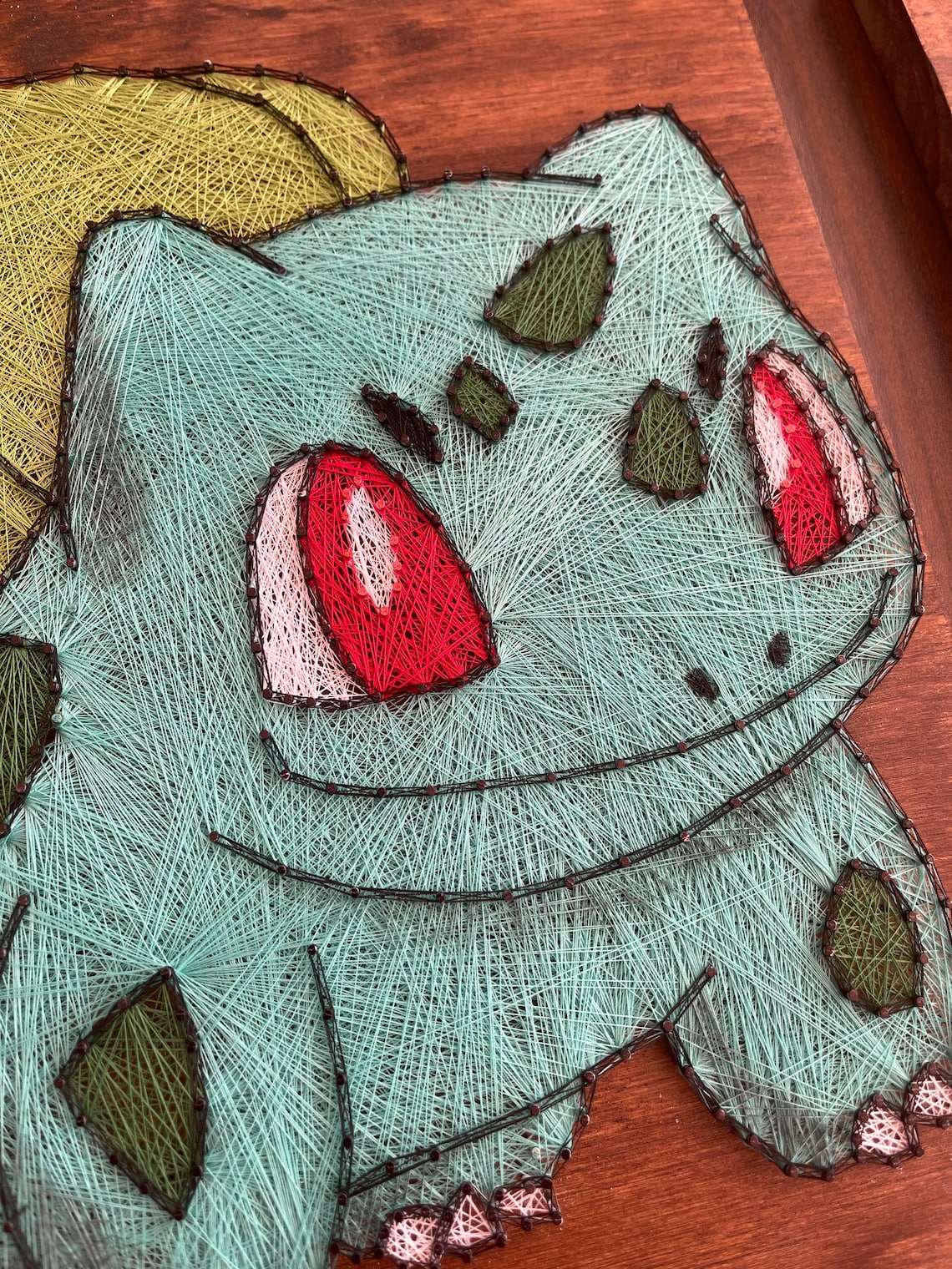 Bulbasaur Pokemon String Art Room Decor Handmade - Etsy