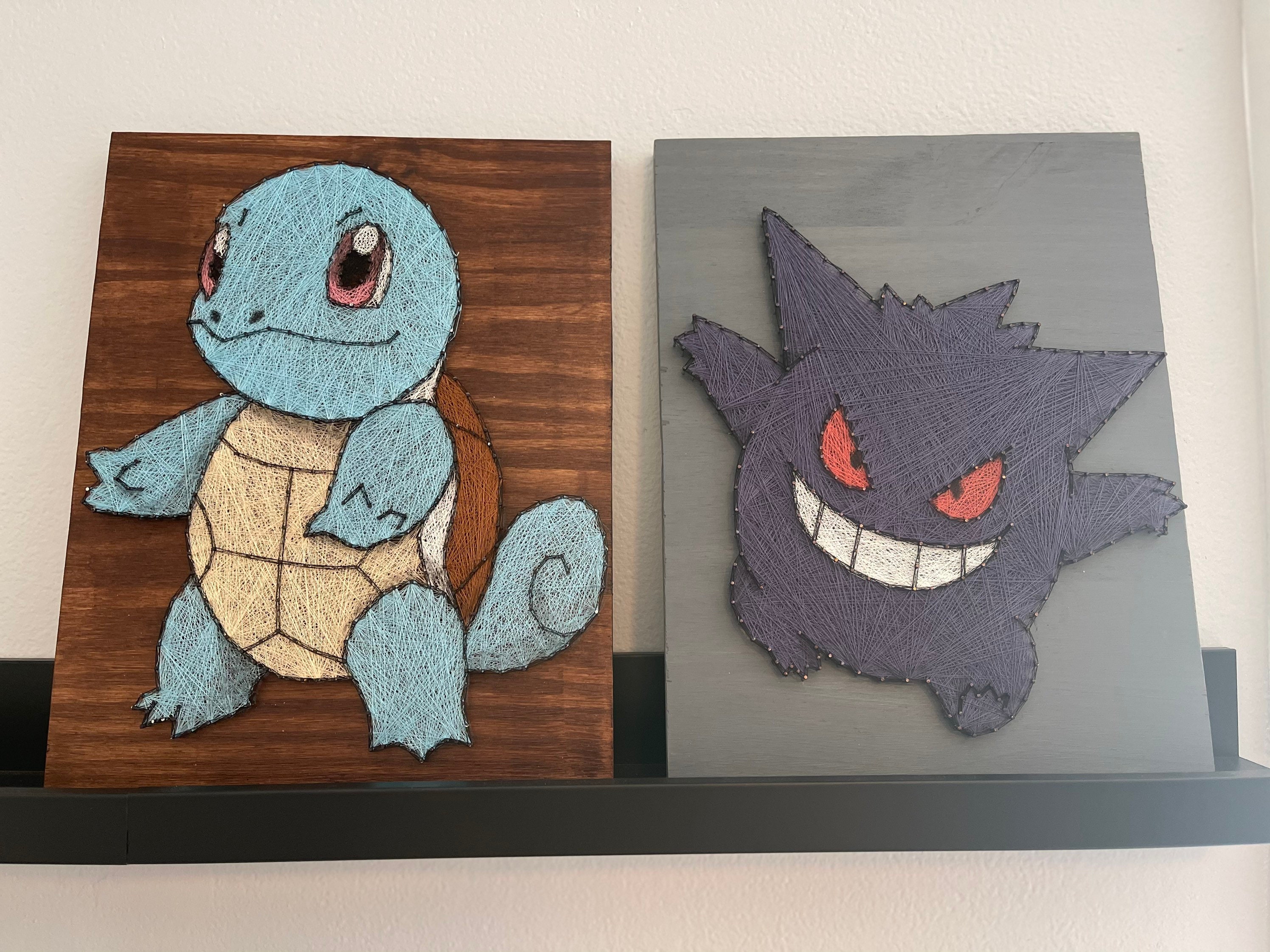 Gengar Pokémon String Art | Original Handmade | Room Decoration | Great ...