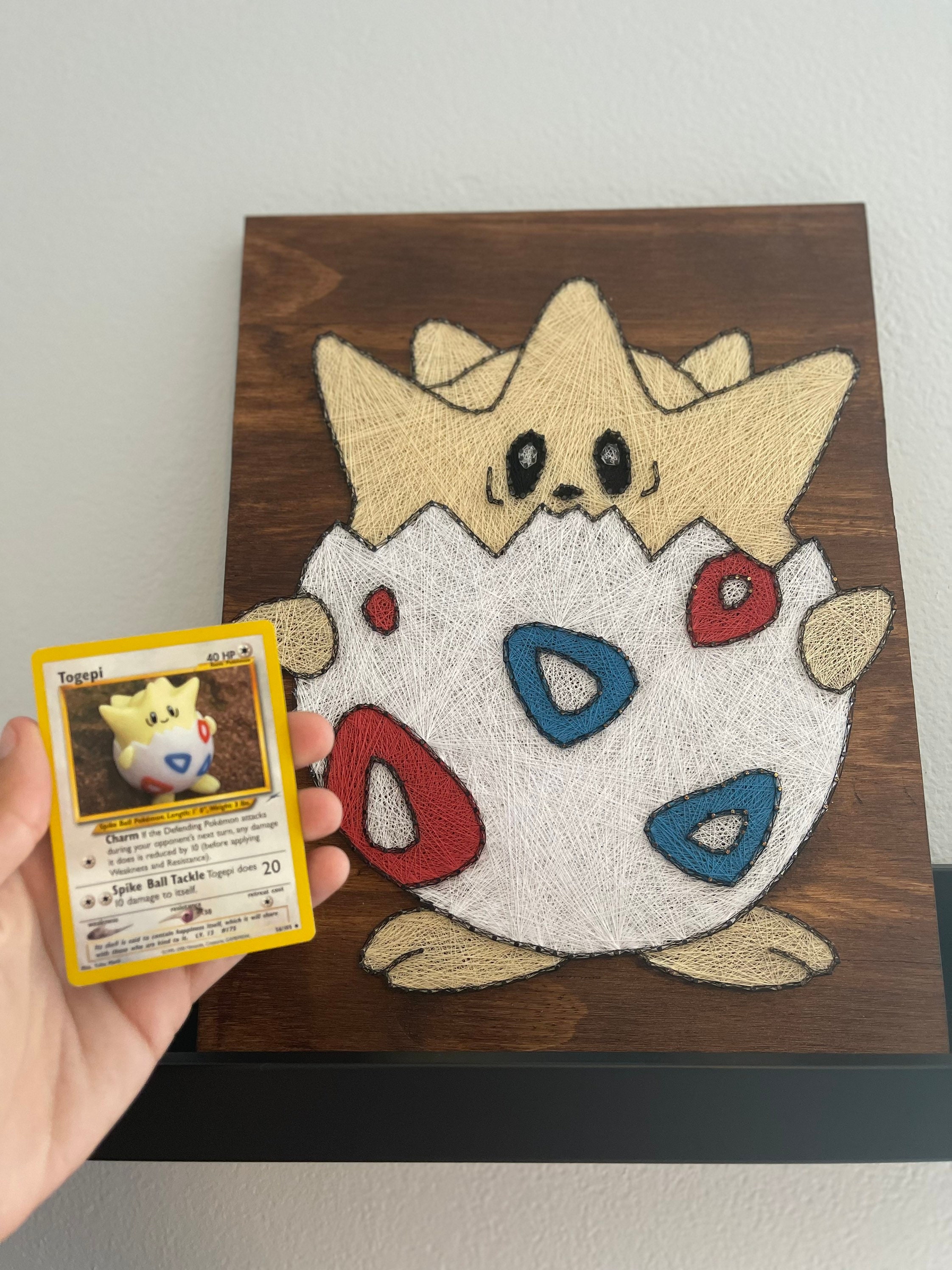Togepi Pokémon String Art Original Collection Art Piece Handmade Great ...