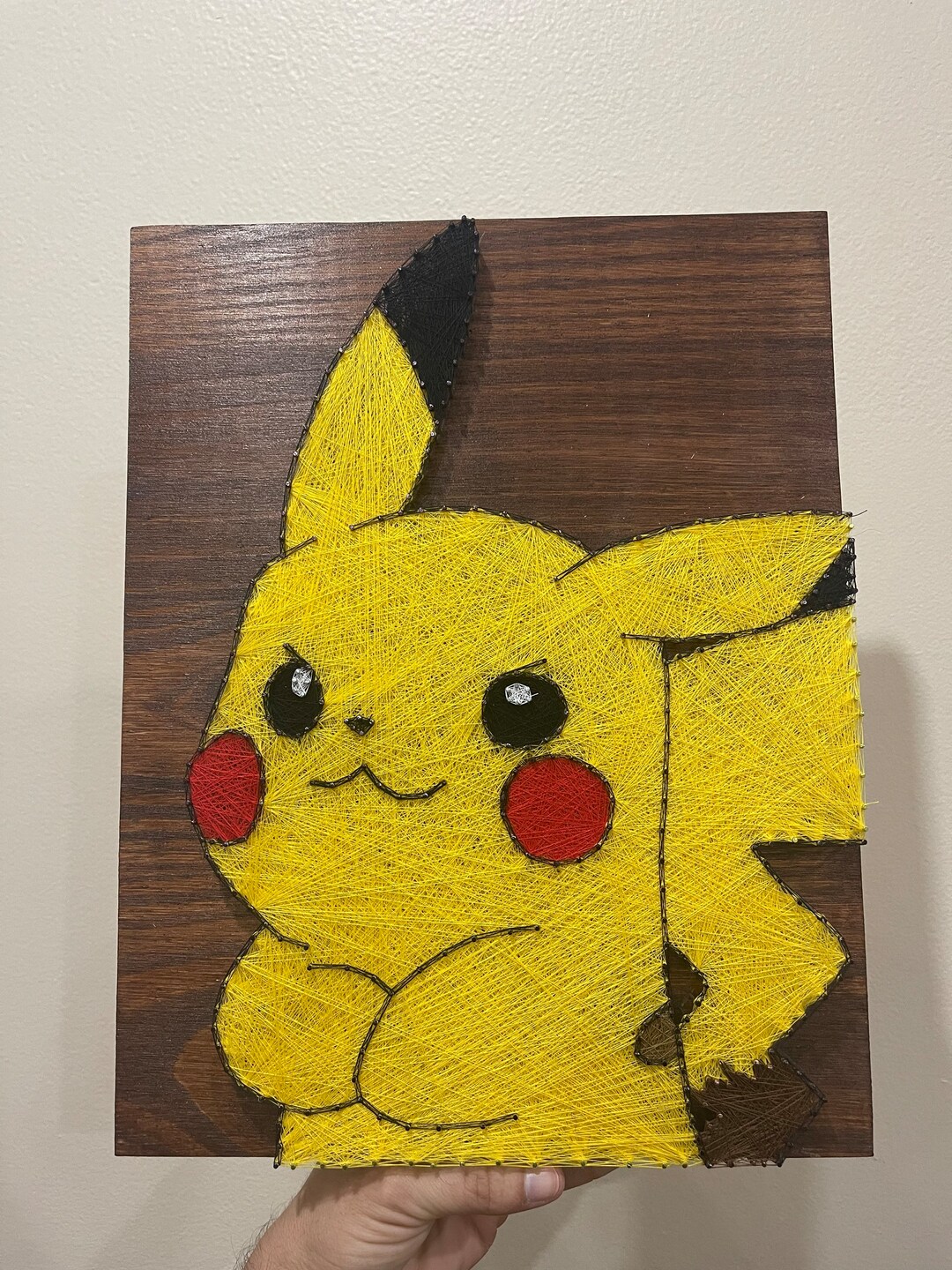 Angry Pikachu : String Art Portrait - Etsy