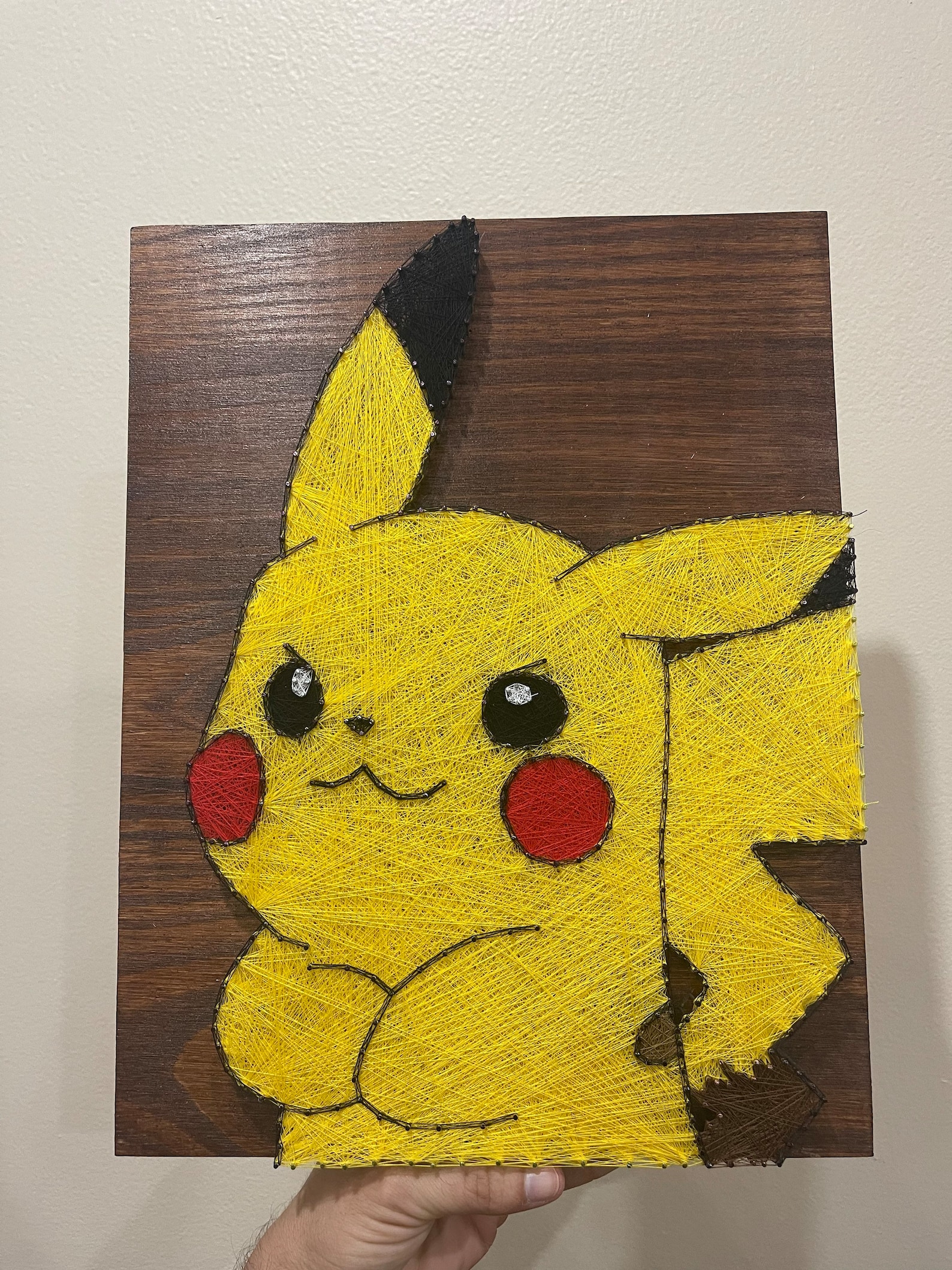 Angry Pikachu : String Art Portrait - Etsy