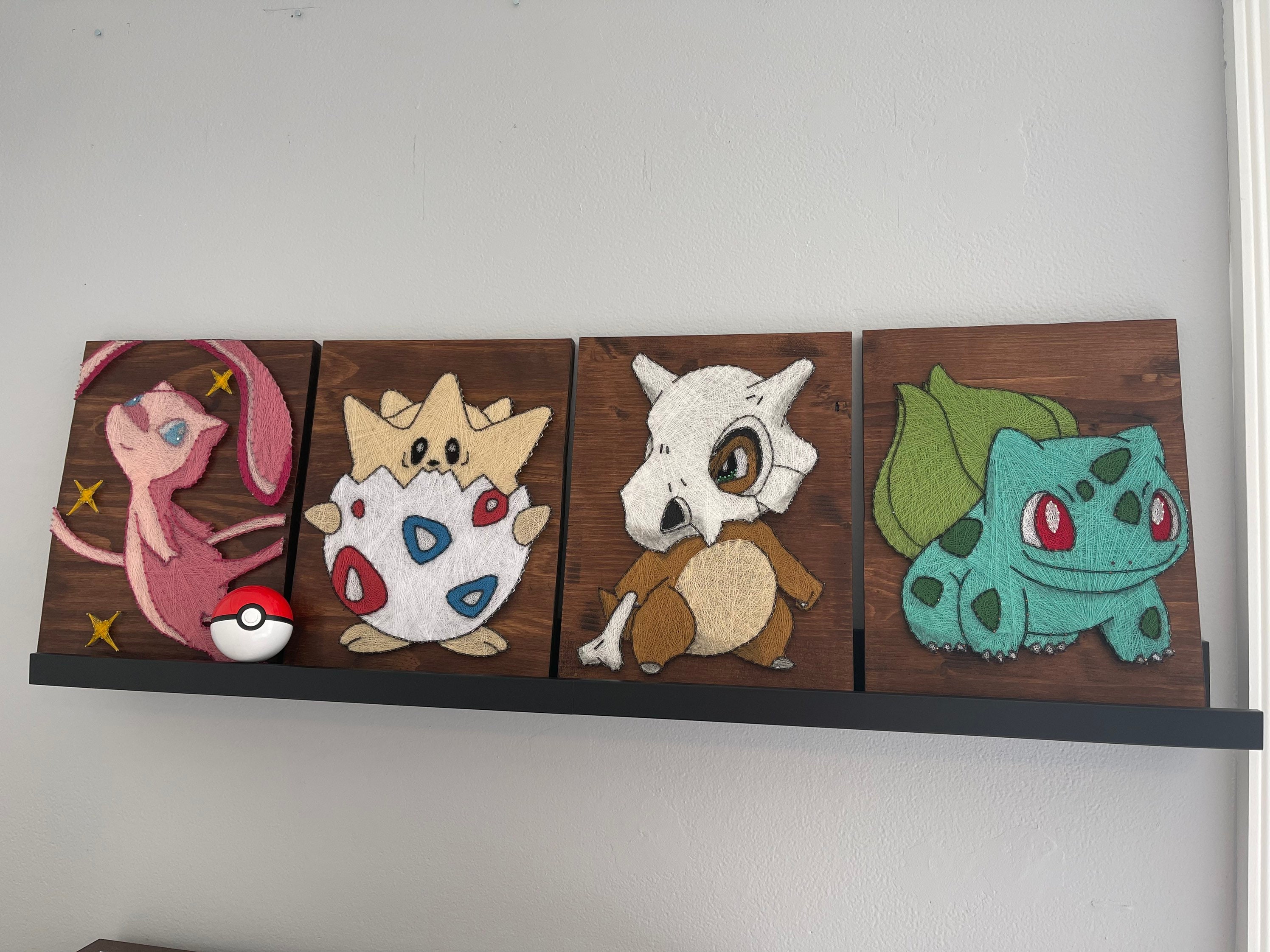 Bulbasaur Pokemon String Art Room Decor Handmade - Etsy