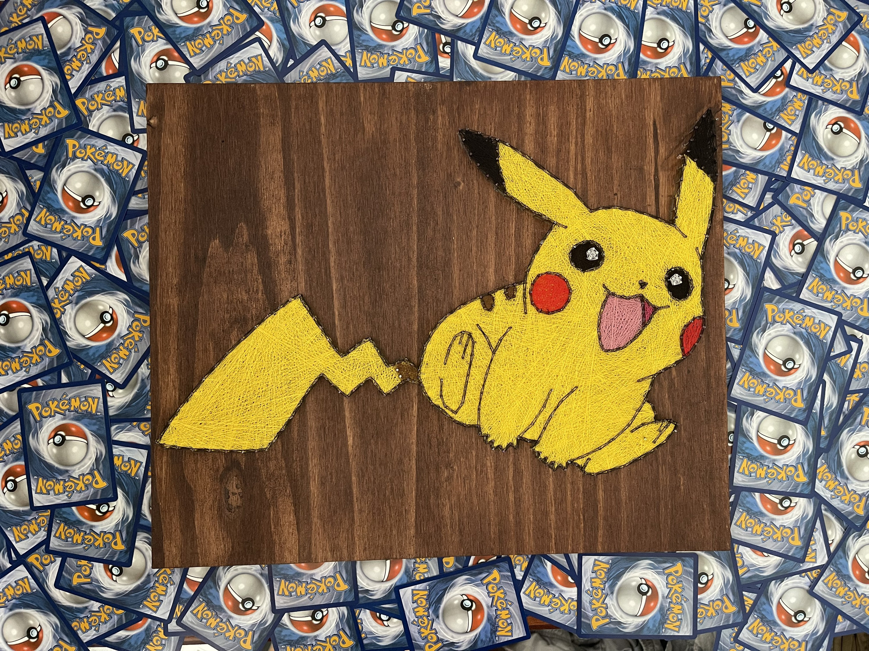 Pikachu Running String Art Made to Order Portrait - Etsy