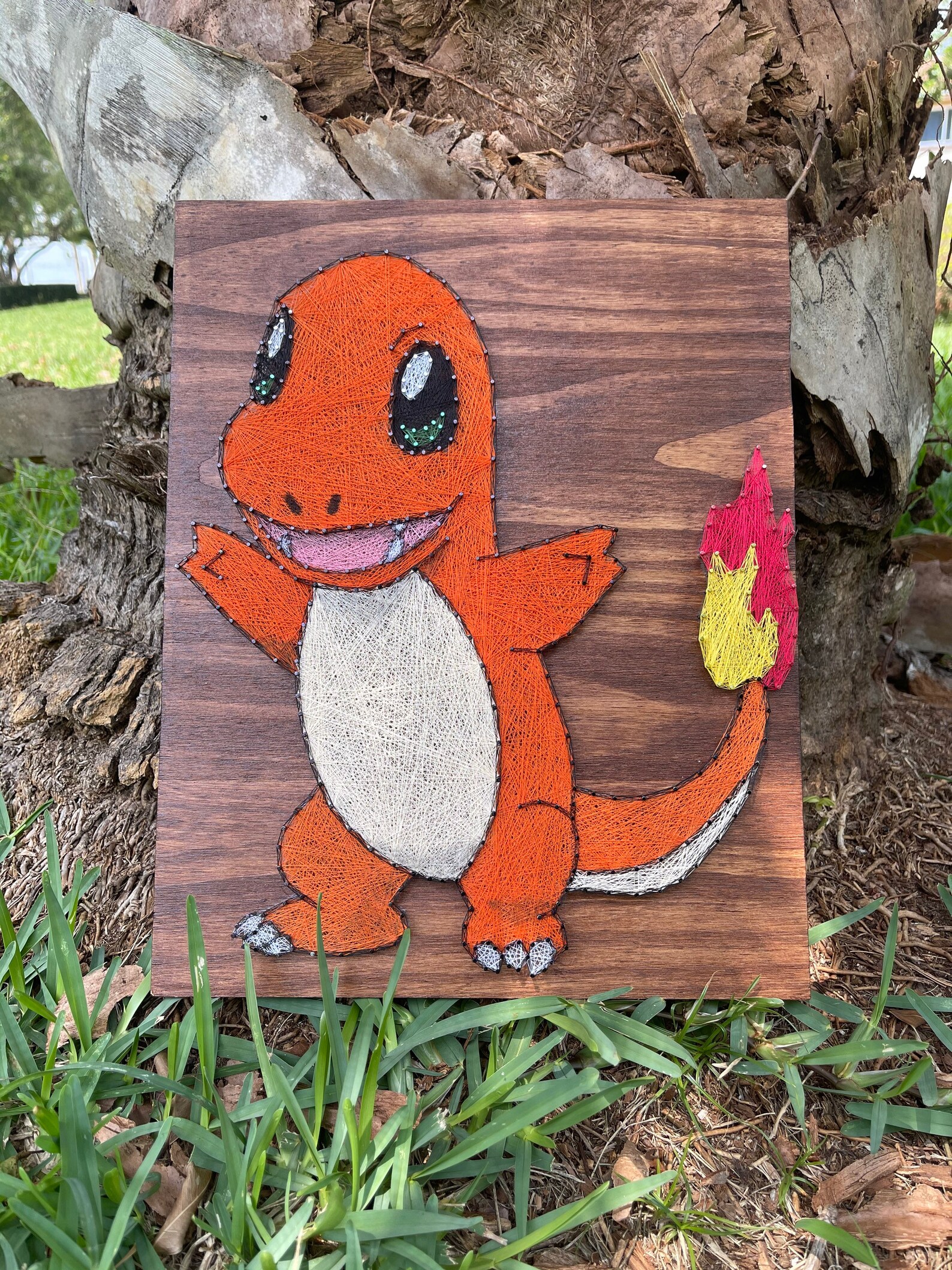 Charmander Pokemon String Art Room Decor Hand Made Great | Etsy