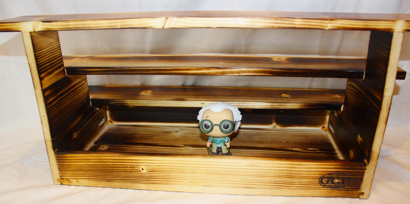 3 Tiered Wooden Display Shelf, Three Shelf Soap Vendor Display, Shou ...