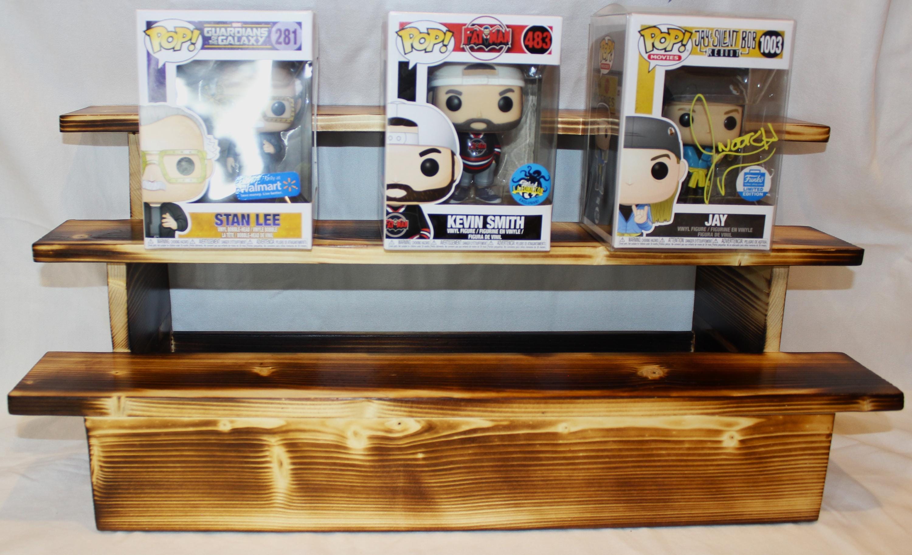 3 Tiered Wooden Display Shelf, Three Shelf Soap Vendor Display, Shou ...
