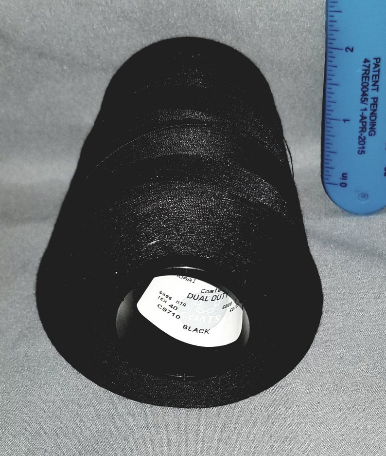 Coats Dual Duty Black Thread - Etsy