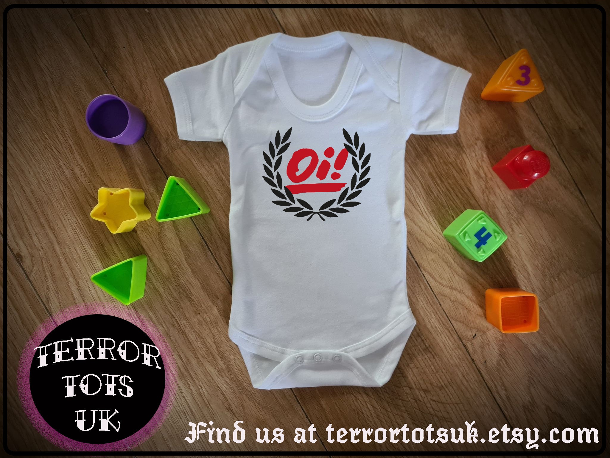 Oi Oi Baby Toddler Vest Ska Skins Punk Skinhead | Etsy