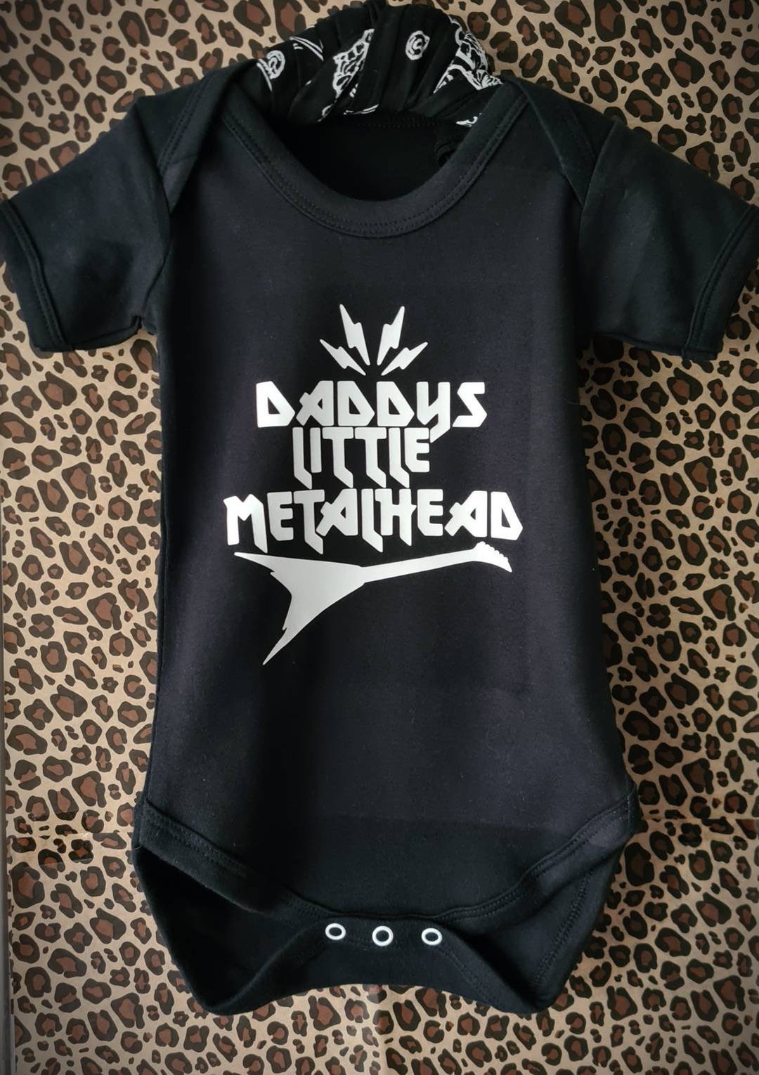 Daddys Little Metal Head Baby/toddler One Piece Vest/bodysuit Daddys ...