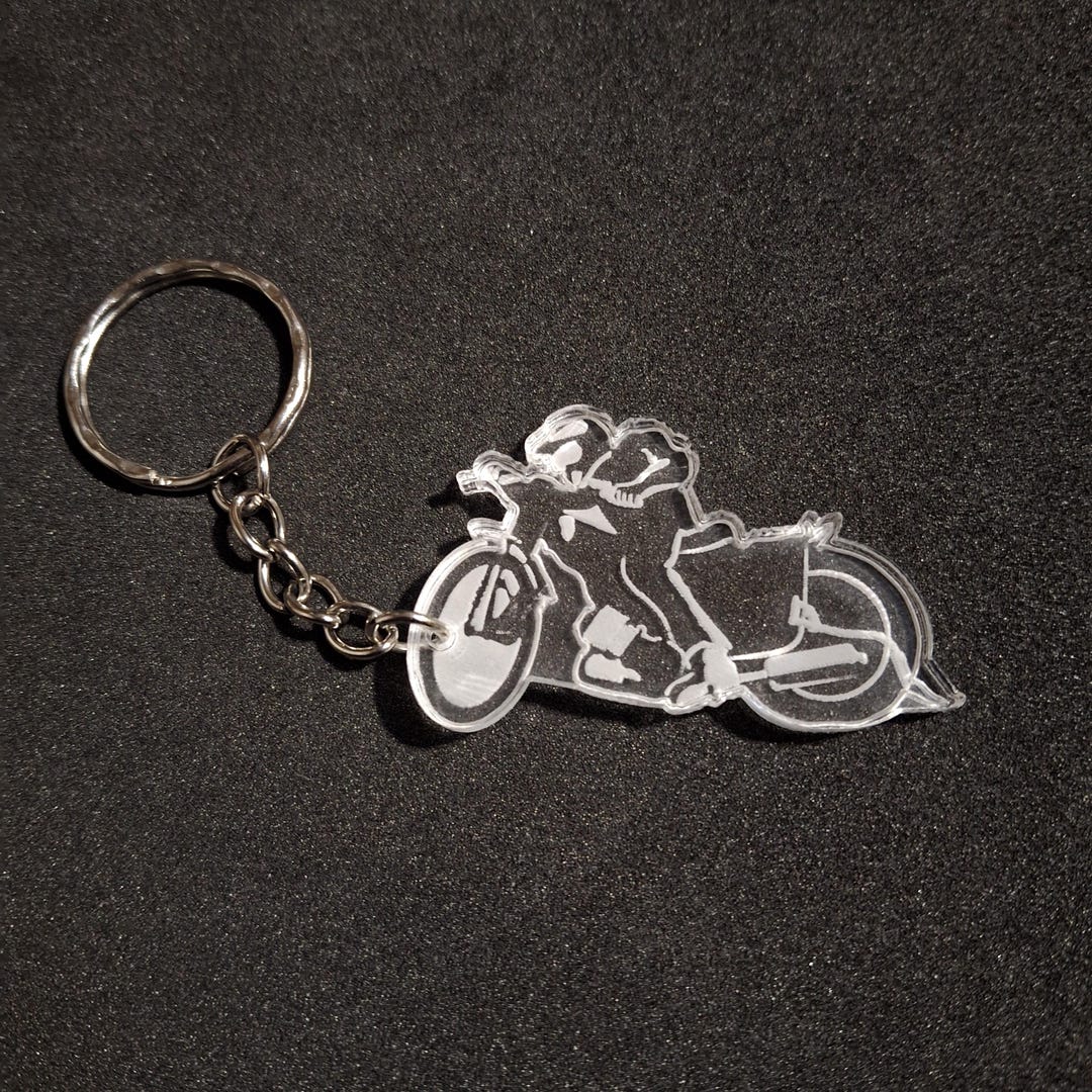 Speedway Bike Keyring, Bike Keyring, Gift, Birthday, Keyring, Father's ...