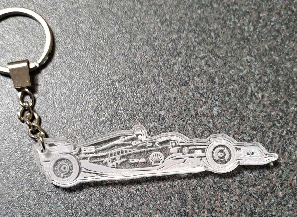 Carlos Sainz Ferrari Keyring Keychain, F1 Keychain, Formula 1 Keychain ...